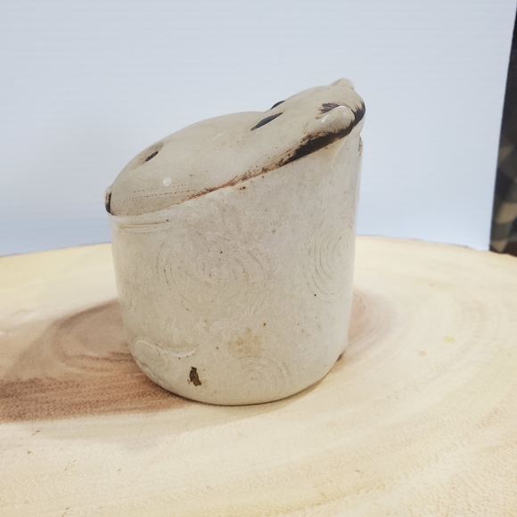 Accents | Vintage Pottery Stone Hippo Bank | Poshmark